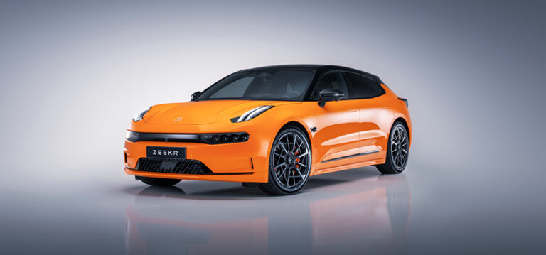 lr_zeekr_001_sportedition_orange_3-4_front - dagensinfrastruktur